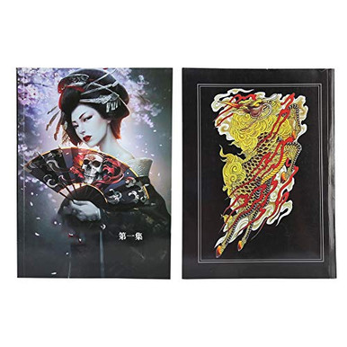 Tattoo Stencil Booklet, 64 Pages Professional Exquisite Patterns ...