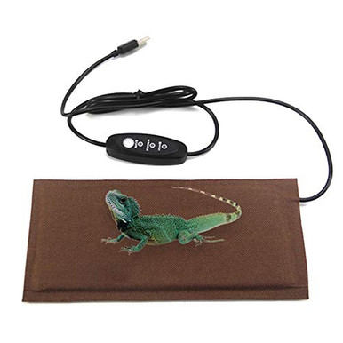 Reptile Heat Pad,Waterproof Temperature Adjustable Under Tank Heater ...