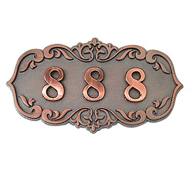 Personalized Cast ABS Plastic Address plaque - Wall Mounted Sign, Lawn ...