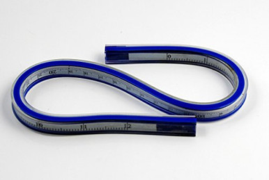CHENGYIDA 12 Inch -30cm- Measuring Flexible Curve Ruler Flex Design ...