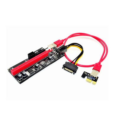 Pcie Riser -1x to 16x Graphics Extension for Gpu Mining Powered Riser ...