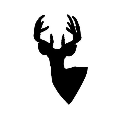 Bucks Head Decal Whitetail Buck Head Sticker Bucks Head Sheet Decal ...
