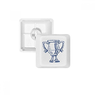 Football Championship Trophy Blue Keycap Mechanical Keyboard PBT Gaming ...