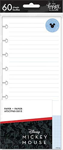 Mickey and Minnie Best Day Skinny Classic Filler Paper - Daily to-do's ...