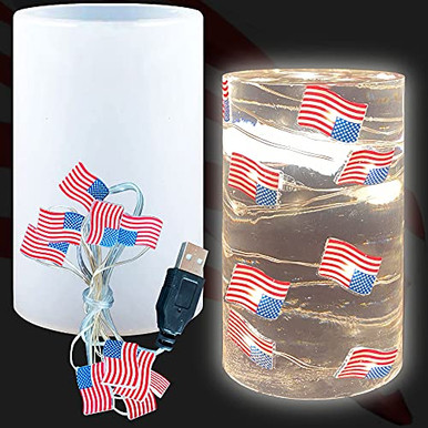 Light Cylinder Resin Molds, LED Silicone Candle Molds for Resin, Resin ...
