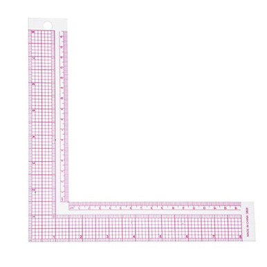 Esenlong Plastic L- Shape Sewing Measuring Measure Ruler Professional ...