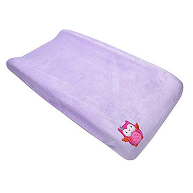 Coral Velvet Nursery Diaper Changing Table Cover Sheet Baby Girl Baby ...