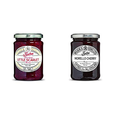 Tiptree Little Scarlet Strawberry Preserve, 12 Ounce Jar and Morello ...