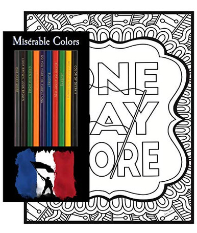 Les Misérables Coloring Gift Set - 12 Musical Themed Colored Pencils ...