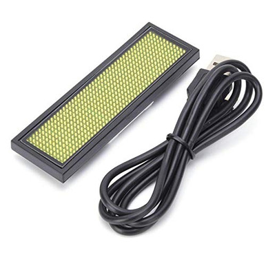 LED Name Badge Rechargeable Wireless LED Card Screen for Bar Hotel ...