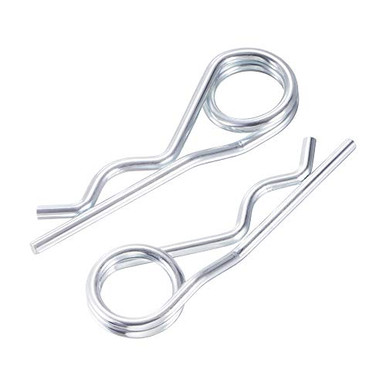 uxcell R-Clip Pins - 5mm Wire,115mm Length R Shaped Spring Cotter Pin ...