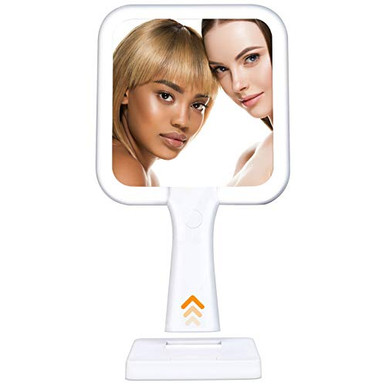Lighted Makeup Mirror Pro, 5X Magnification, Ultra Bright HD Lighting ...