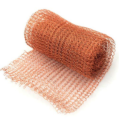 VGongTech Pure Copper Mesh Roll 5" X 30' 9M Hole Filler Copper Stuff ...