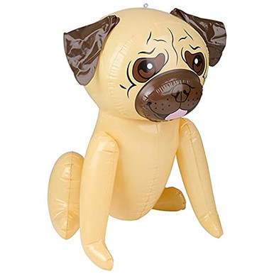 ArtCreativity Pug Inflate, Animal Party Decorations and Supplies, Blow ...