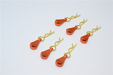 GPM Body Clips plus Aluminum Mount for 1/10 to 1/18 Models - 6Pcs Set ...