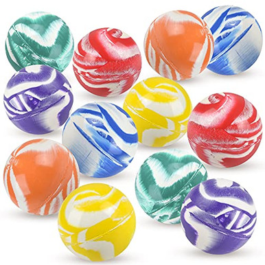 ArtCreativity Marble Bouncy Balls for Kids, Set of 12 Bouncing Balls ...