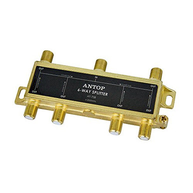 ANTOP ANTENNA 8541717386 Antop 6 Way Coaxial Splitter for TV Antenna ...