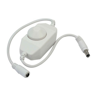 LPD Mini Inline Dimmer for LED Strips Lights Rotary Brightness Switch ...