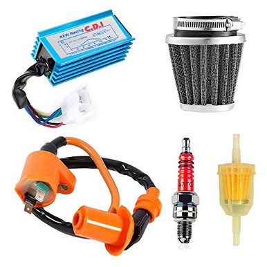 Ignition Coil Kit for 50cc 125cc 150cc Gy6 Moped Scooter Go Kart with 6 ...