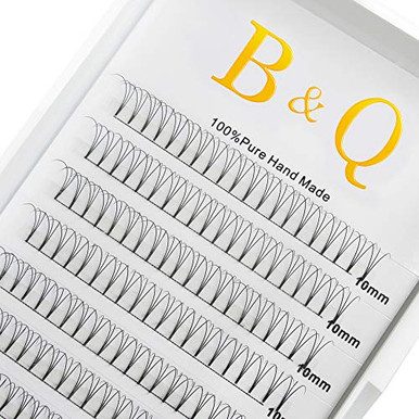 Premade Volume Fans Eyelash Extensions 12 Rows/Tray Short Stem Russian ...