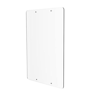 FixtureDisplays 8.5X11" Letter Size Sign Holder Wall Mount Plexiglass ...