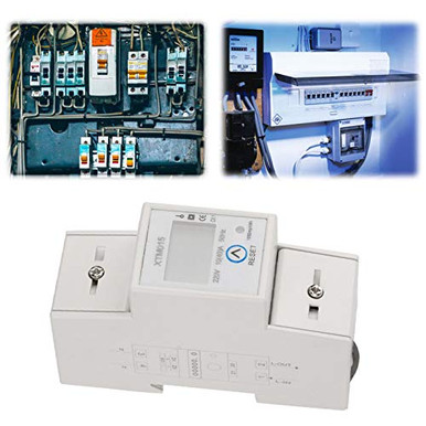 LCD Backlight Single Phase Energy KWh Meter, 220V 10-40- A LCD ...