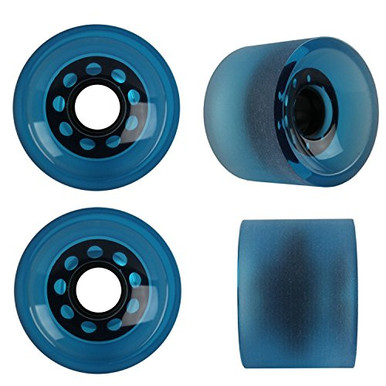KSS Sliding 82A Stone Ground Longboard Wheels (Set of 4), Blue, 70mm ...