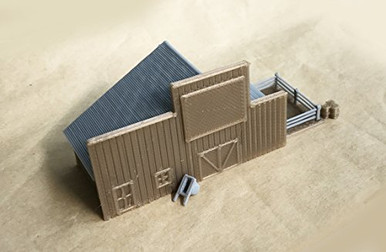 Outland Models Train Railway Layout Old West Livery Stable N Scale 1: ...