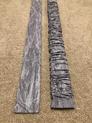 LONG Grey Cracked Ice print Lamp Cord Cover, Fabric cover, Electrical ...