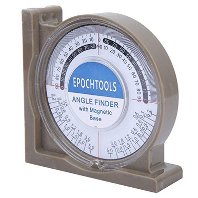 Slope Inclinometer Angle Finder, 0-360 Degrees Multifunctional Slope ...