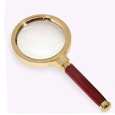Folding Magnifying Glass Handheld Desktop Head with Graduated ...