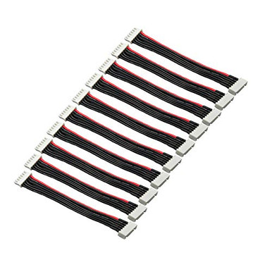 LinsyRC 10pcs 5S 6Pin JST-XH 2S-6S Balance Lead Extension Cable Male to ...