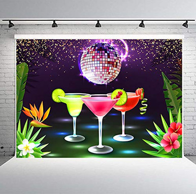 PHMOJEN Disco Ball Backdrops for Disco Birthday Party Supplies ...