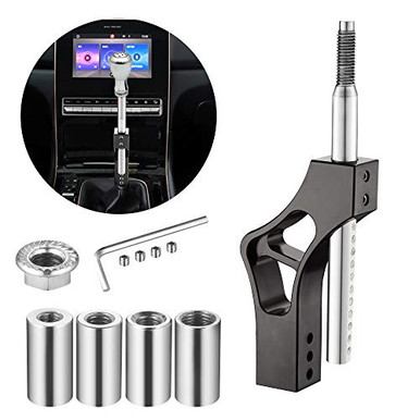 TOMALL Adjustable Car Gear Shifter Knob Extender Kit with 4 Adapter ...