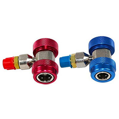 Henkeyi Adjustable R134A Adapter Fittings High Low AC Freon Manifold ...