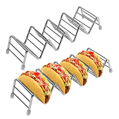 Soapow Taco Holder taco holder stand Stainless Steel Taco Stand Rack ...