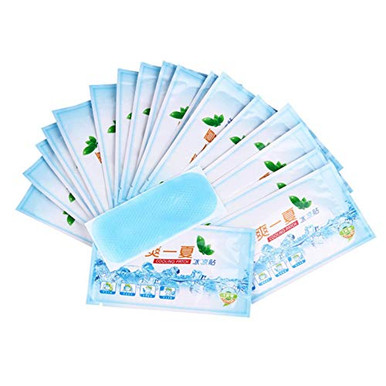 Cooling Gel Patches,20 Sheets Fever Cooling Gel Pads for Relief ...