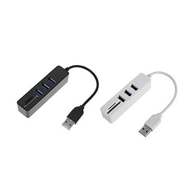 3 Ports USB 2.0 Hub Adapter Divider USB Power Supply Splitter Adapter ...