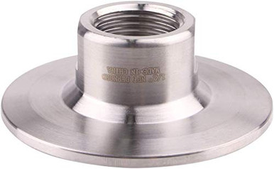Sanitary tri clamp 2 inch to NPT Female Thread Adaptor SS304 tri Clover ...