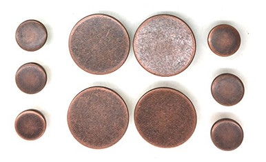 Flat Antique Copper Buttons Set for Blazer,Dress and Suits 11pc ...
