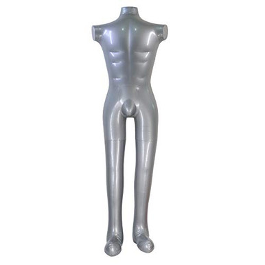 Inflatable PVC Male Model Dummy Torso Body Armless Mannequin Clothing ...