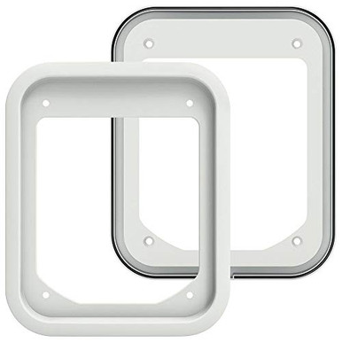Cat Flap Adapter Kit for UPVC/Metal Doors - Warehousesoverstock