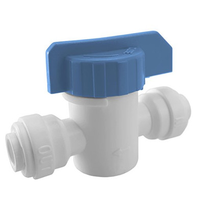 Express Water 1/4" Straight Inline Ball Valve Quick Connect Fitting ...