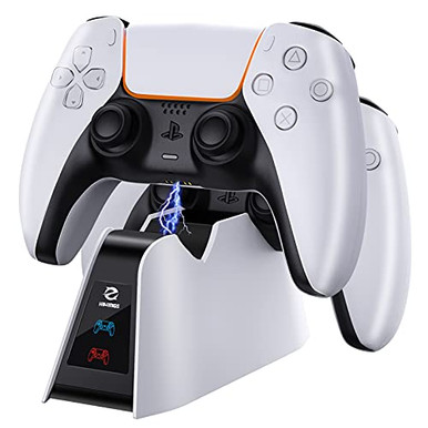 hiwings PS5 Controller Charger Station, PS5 Charging Station 2H Fast ...