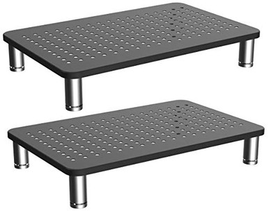 Husky Mounts Monitor Riser Laptop Stand, Adjustable Legs, Stackable, 14 ...