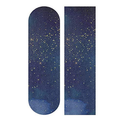 Magic Night Dark Blue Sky with Sparkling Stars Skateboard Grip Tape ...