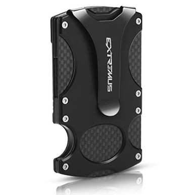 Extremus Tactical Wallet, Carbon Fiber Wallet, Money Clip, RFID ...