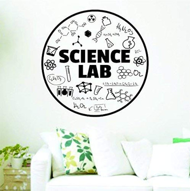 Science Lab Wall Decal Sticker Wall Decal Sticker Vinyl Graphic ...