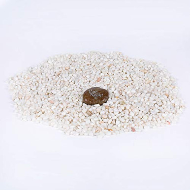 ROCKIMPACT 5.5 lb Pea Gravel, Tumbled Polished Natural Stone Small ...