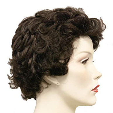 Hair Fantasy Creations Wigs for Women, Short Wavy, Dark Brown ...